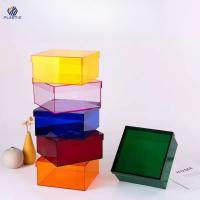 China Glossy Surface Acrylic Makeup Organizer Box Beauty Product Acrylic Cosmetic Box for sale