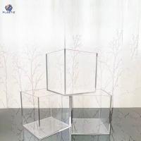 China Glossy Surface Acrylic Makeup Organizer Box Beauty Product Acrylic Cosmetic Box for sale