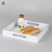 China Acrylic Lucite Serving Tray Easy To Clean Acrylic Storage Tray 3mm Thickness for sale