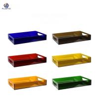 China Multi Colored Clear Acrylic Storage Trays 3mm Thickness With Customizable Logo for sale