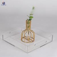 China 100% PMMA Waterproof Acrylic Desk Organizer Tray for Storage for sale