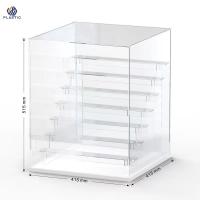 China 100% Virgin PMMA Transparent Acrylic Display Boxes Acrylic Food Display Case for sale