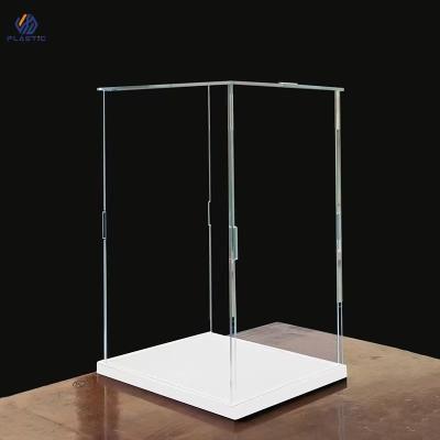 China Multifunctional Dust Proof Acrylic Display Box Clear Customizable Logo for sale
