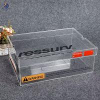 China Multifunctional Dust Proof Acrylic Display Box Clear Customizable Logo for sale