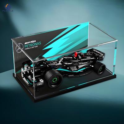 China Fire Proof Rectangular Acrylic Toy Display Case Waterproof Customized Design for sale