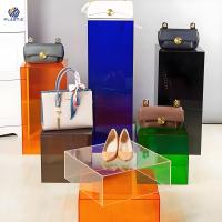 China Custom Size Acrylic Display Box Super Mall Acrylic Model Display Case Modern Design for sale