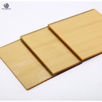 China Gold Mirror Acrylic Sheet 4ft X 8ft Size Perspex Mirror Panels OEM for sale
