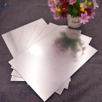 China Silver Mirror Acrylic Sheet 1.2g/Cm3 Density Lightweight Virgin MMA for sale