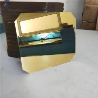 China 100% Virgin PMMA Acrylic Mirror Sticker Logo Printed High Scratch Resistance for sale
