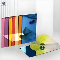 China Wall Decorative Silver Acrylic Mirror Panels CNC Cut With Logo Printed for sale
