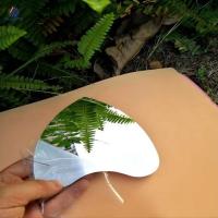 China Gold Silver Acrylic Mirror Sheet 0.8mm 0.6mm 1.0mm Thick Covered With PE Film for sale