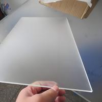 China Cast Process Frosted Finish Acrylic Plastic Sheet 4ft X 8ft High Scratch Resistance for sale
