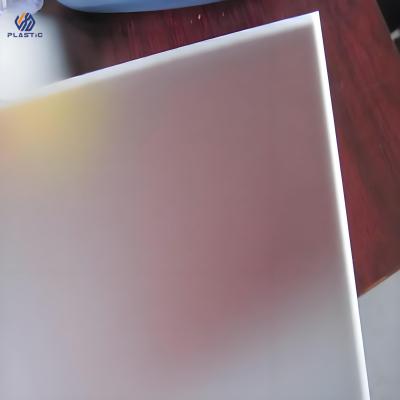 China White Color Acrylic Frosted Sheet Chemical Resistance Frosted Lucite Panels for sale