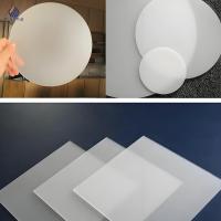 China White Color Acrylic Frosted Sheet Chemical Resistance Frosted Lucite Panels for sale