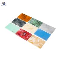 China Patterned Marble Acrylic Sheet Scratch Resistant For Sneeze Guard for sale