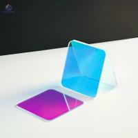 China High Impact Resistance Rainbow Acrylic Board 3mm Chemical Resistance For Decoration for sale