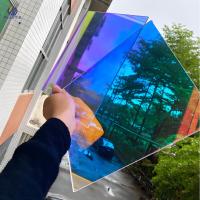China Rainbow Patterns Acrylic Sheets 3mm Thickness Colorful Iridescent Acrylic Sheet for sale