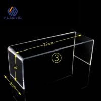 China Convenient Clear Acrylic Display Stands Polishing Surface Lightweight OEM Logo for sale