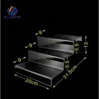 China Convenient Clear Acrylic Display Stands Polishing Surface Lightweight OEM Logo for sale