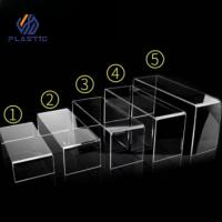 China Convenient Clear Acrylic Display Stands Polishing Surface Lightweight OEM Logo for sale