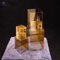 China Weather Resistance Acrylic Pedestal Stand Perspex Display Stand Multi Colored for sale