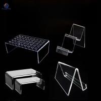 China 100% Virgin PMMA Acrylic Stand Acrylic Riser Display Shelf For Mall Merchandising for sale