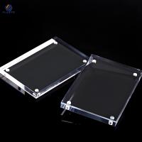 China 5x7inch Transparent Acrylic Photo Frame UV Resistant Customized Color for sale
