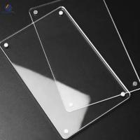 China 5x7inch Transparent Acrylic Photo Frame UV Resistant Customized Color for sale