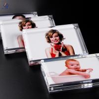 China Customized Logo Clear Acrylic Picture Frames With Strong Magnetic Adsorption for sale