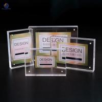 China Magnetic Adsorption Acrylic Photo Frame UV Resistant For Picture Display for sale
