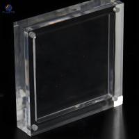 China Magnetic Acrylic Picture Frame 8mm Thickness Clear Standing Frame Customizable for sale