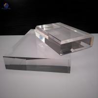 China Virgin MMA Clear Acrylic Sheet Cut To Size With Smooth Edges Flame Polishing for sale