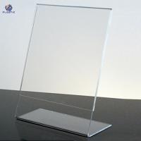 China T Style Or L Style Acrylic Sign Holder Double Sided For Messages for sale