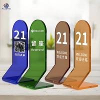 China A3 A4 A5 Size Acrylic Sign Display Stands For Shopping Malls / Supermarkets for sale