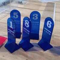 China A3 A4 A5 Size Acrylic Sign Display Stands For Shopping Malls / Supermarkets for sale