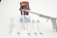 China Disposable Hemorrhoid Banding Surgery , Quantitative Tightening Rubber Band Ligator for sale