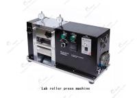 China Compact Electrode Roll Press Machine with Precise Temperature Control Adjustable Roller Gap and Hard Chrome Plated Rollers for sale