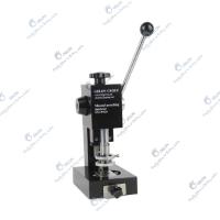 China Manual Coin Cell Battery Punching Machine Disc Cutter For Electrode / Separator for sale