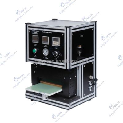 China PLC Controlled Adjustable Temperature Pouch Cell Sealing Machine with Safety Light Curtain for sale