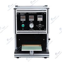 China PLC Controlled Adjustable Temperature Pouch Cell Sealing Machine with Safety Light Curtain for sale