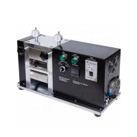 China Lab Roller Pouch Cell Battery Assembly Electrical Heating Calendering Machine for sale