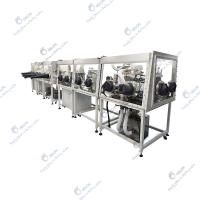 China Industrial Glove Box Battery Making Machine Double Four Station Battery Equipment for sale