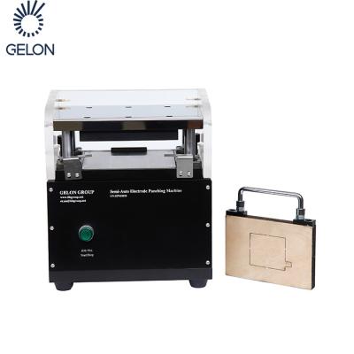 China Pouch Cell Electrode Cutting Machine with Max. L80*W60mm Punching Size, ±0.1mm Precision, and 30 Thousand Times Die Life for sale