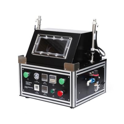 China Aluminum Laminated Film Vacuum Presealing Machine with 200mm Maximum Edge Sealing Size and Copper Sealing Head for Pouch Cell Battery Presealing for sale