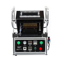 China Aluminum Laminated Film Vacuum Presealing Machine with 200mm Maximum Edge Sealing Size and Copper Sealing Head for Pouch Cell Battery Presealing for sale
