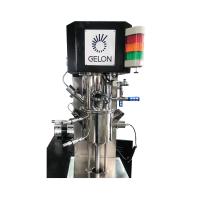 China Lithium Battery Machine 2 Liter Volume Triple Shaft Planetary Vacuum Mixer Vacuum Pump Feeding Device Water Chiller for sale