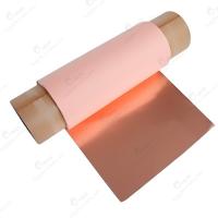 China Lithium Battery Materials Conductive Carbon Coated Copper Foil for sale