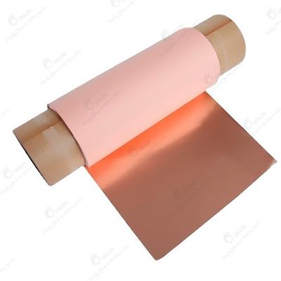 China Lithium Battery Materials Conductive Carbon Coated Copper Foil for sale