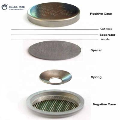 China In Stock Factory Price SS316 SS304 CR2016,CR2025,CR2032 CR Full Set Coin Cell Cases Laboratory Research for sale