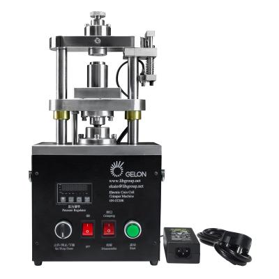 China Pressure Adjustable Coin Cell Crimper with Digital Pressure Controller and Compact Size for Lab Research for sale